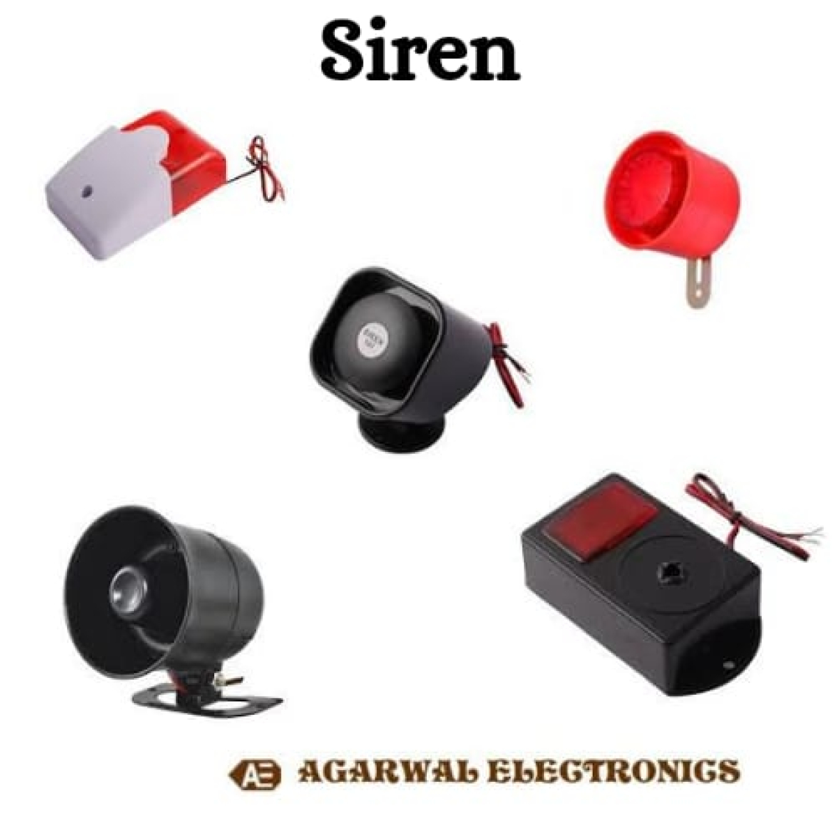 CAP123 - 12V DC Siren - Engineerstoy.com